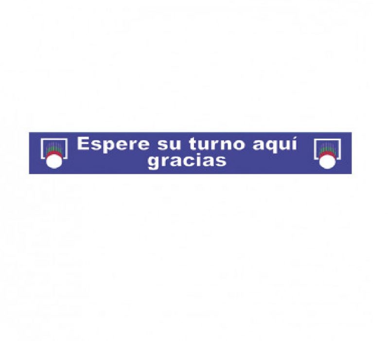 ADHESIVO EN VINILO ESPERE SU TURNO (ref 234) – RGS PUBLICIDAD